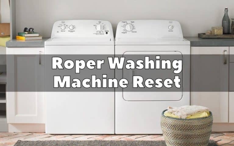 ROPER Washer Not Spinning? How To Troubleshoot 4 easy reasons why - How ...